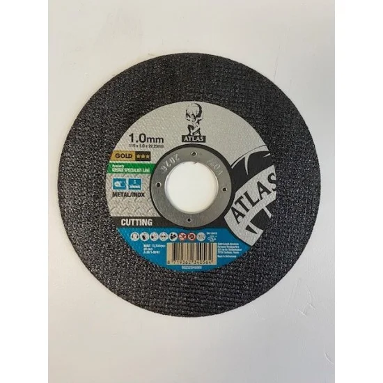 Atlas Gold Cutting Disc 115 x 1.0 x 22.23mm