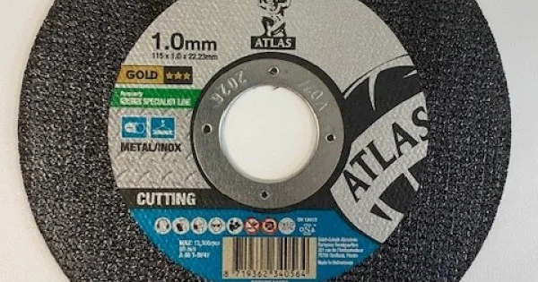 Atlas Gold Cutting Disc 115 x 1.0 x 22.23mm
