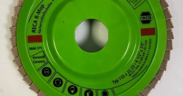 RECA R-Mop 115mm Ceramic Flap Disc - 40G
